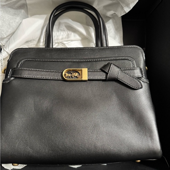 Coach | Bags | Coach Tate Carryall Black Handbag | Poshmark